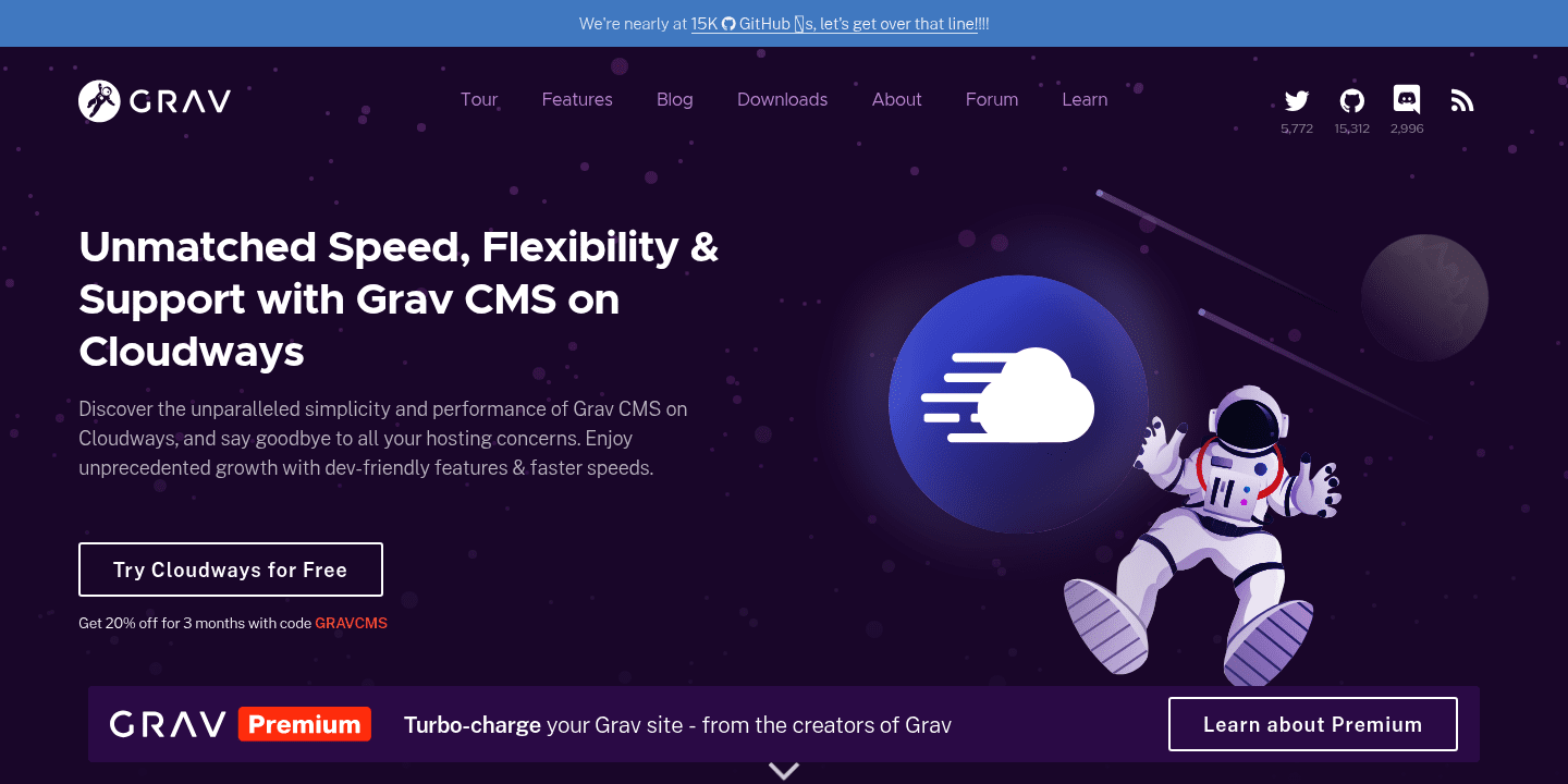 Cloudways Grav Hosting | Grav CMS